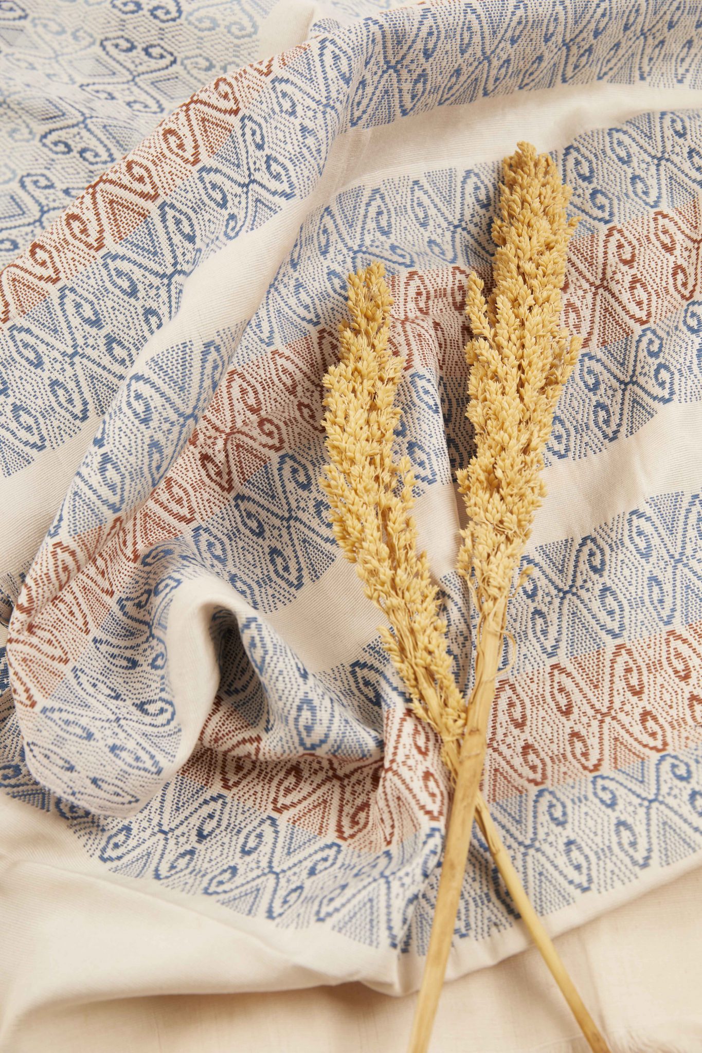 Ulos Songket Gorga Simeol-Meol (Natural) – DiTenun WebApp